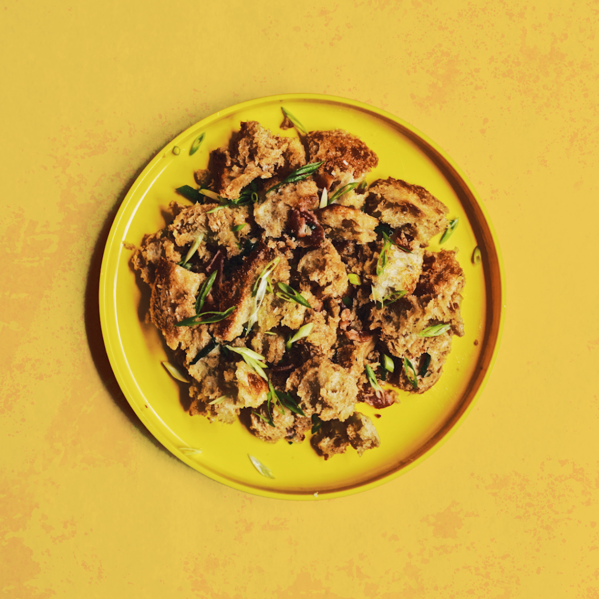 Scallion and Bacon Stuffing with Black Vinegar and Soy Vinaigrette ...