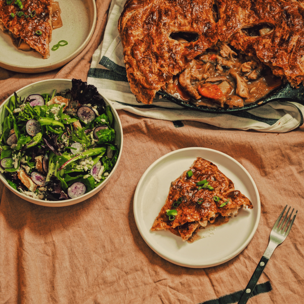 Taiwanese-American Chicken Pot Pie | Little Fat Boy
